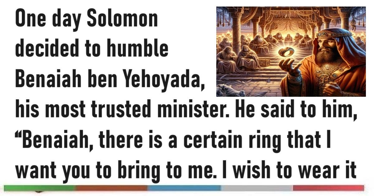 Story ‣ The Wisdom of Solomon’s Ring – Asyoli