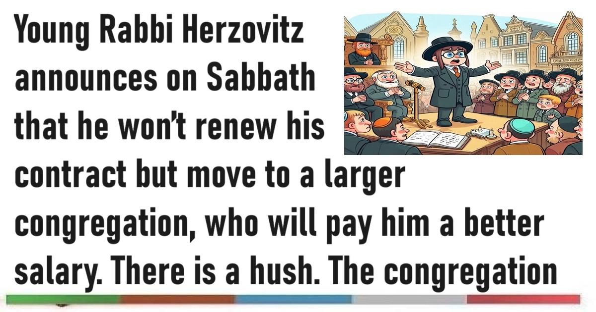 Funny Joke ‣ The Popular Young Rabbi – Asyoli